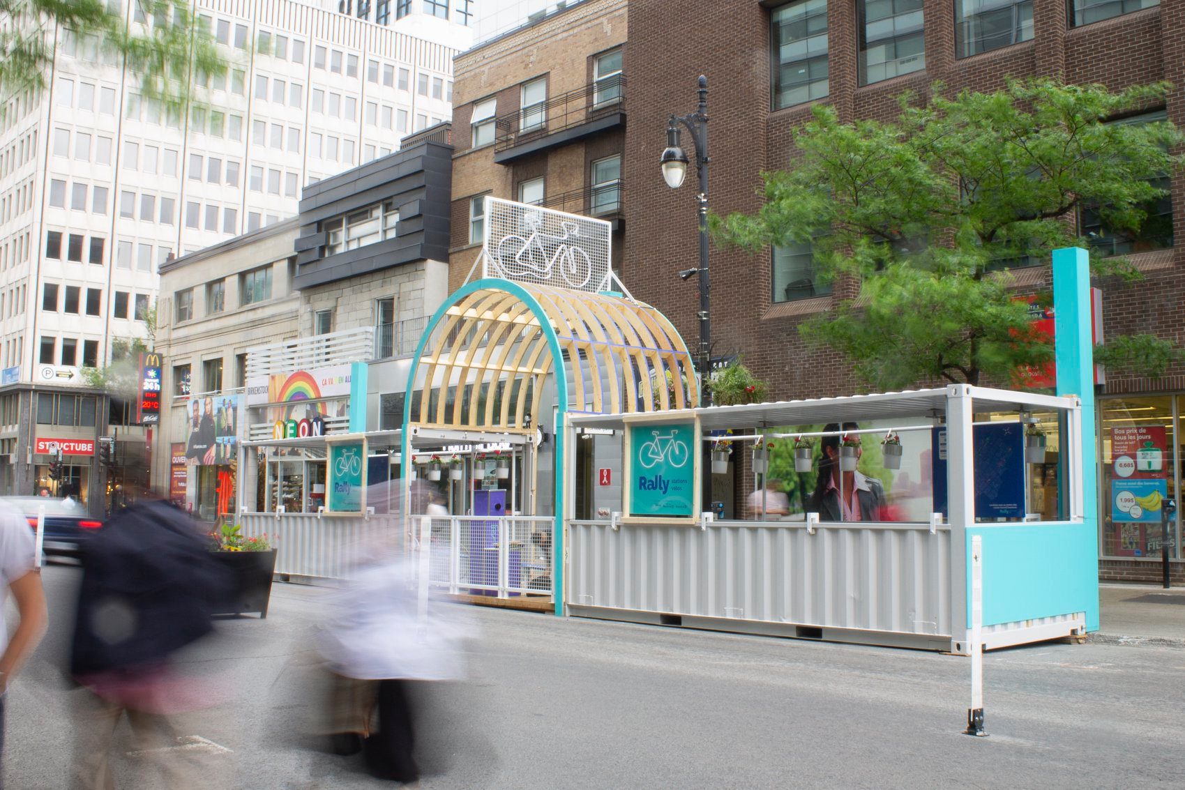 Rally bike stations | Aire Commune